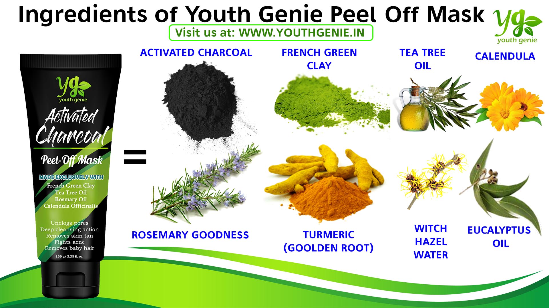 What are the Ingredients in Youth Genie Activated Charcoal Peel Off ...